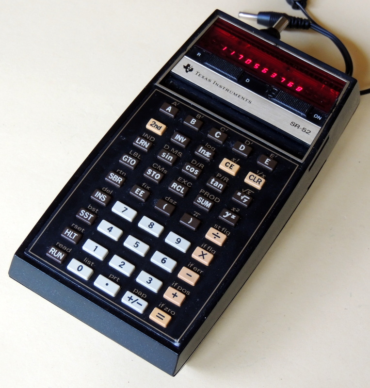 calculator museum texas instruments TI SR-52 calculator museum texas instruments TI SR-52